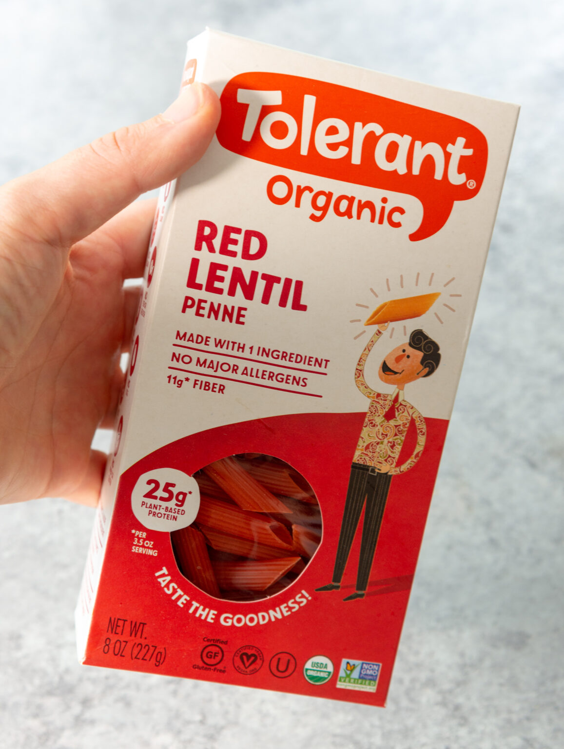 Red Lentil Pasta Primavera - Plant Based Juniors