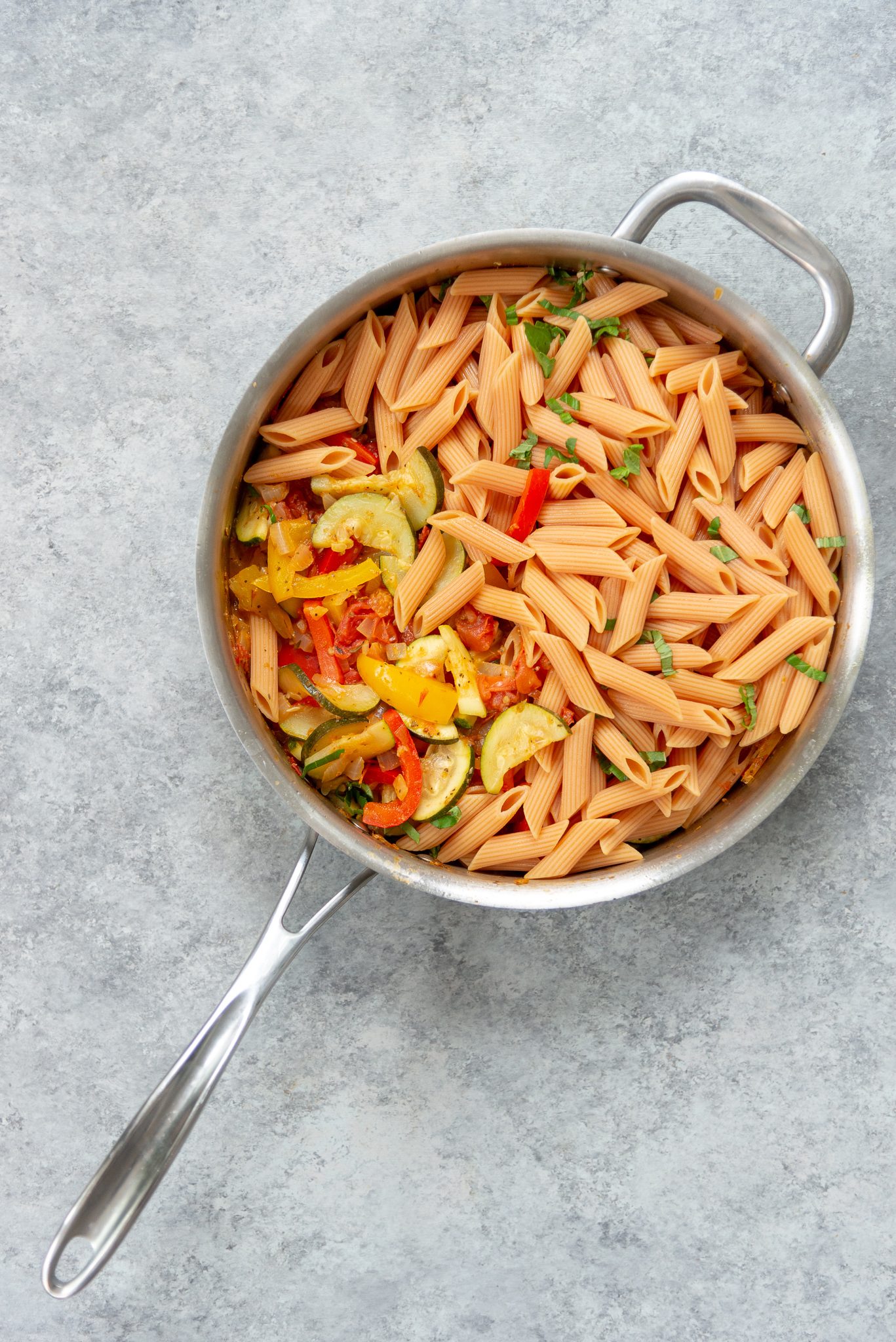 Red Lentil Pasta Primavera - Plant Based Juniors