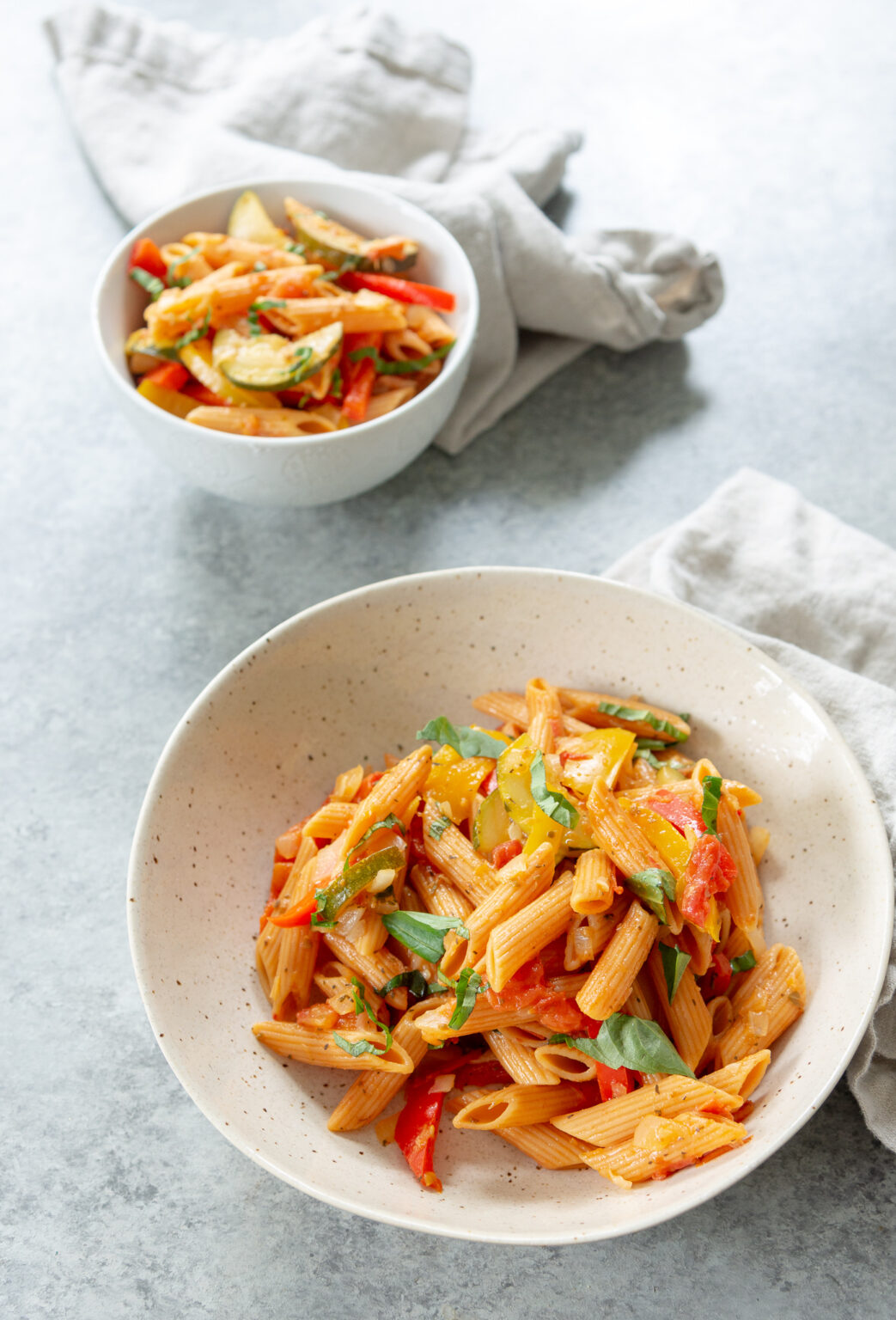 Red Lentil Pasta Primavera - Plant Based Juniors
