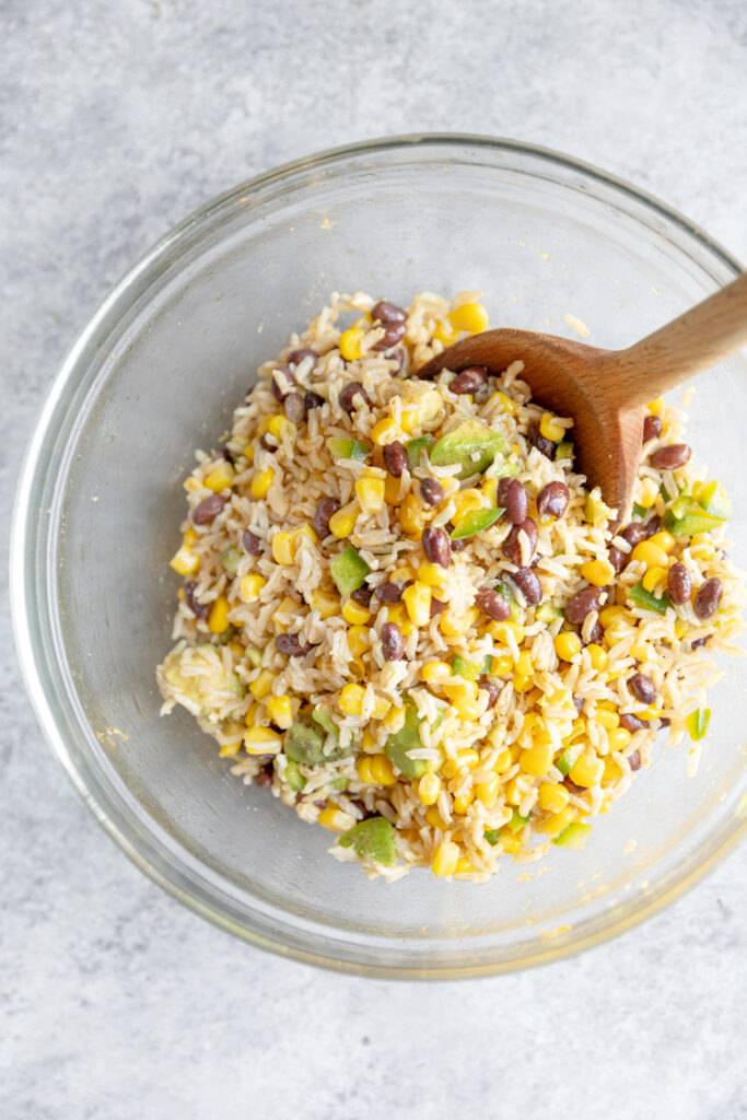 Southwestern Rice Salad - Plant Based Juniors