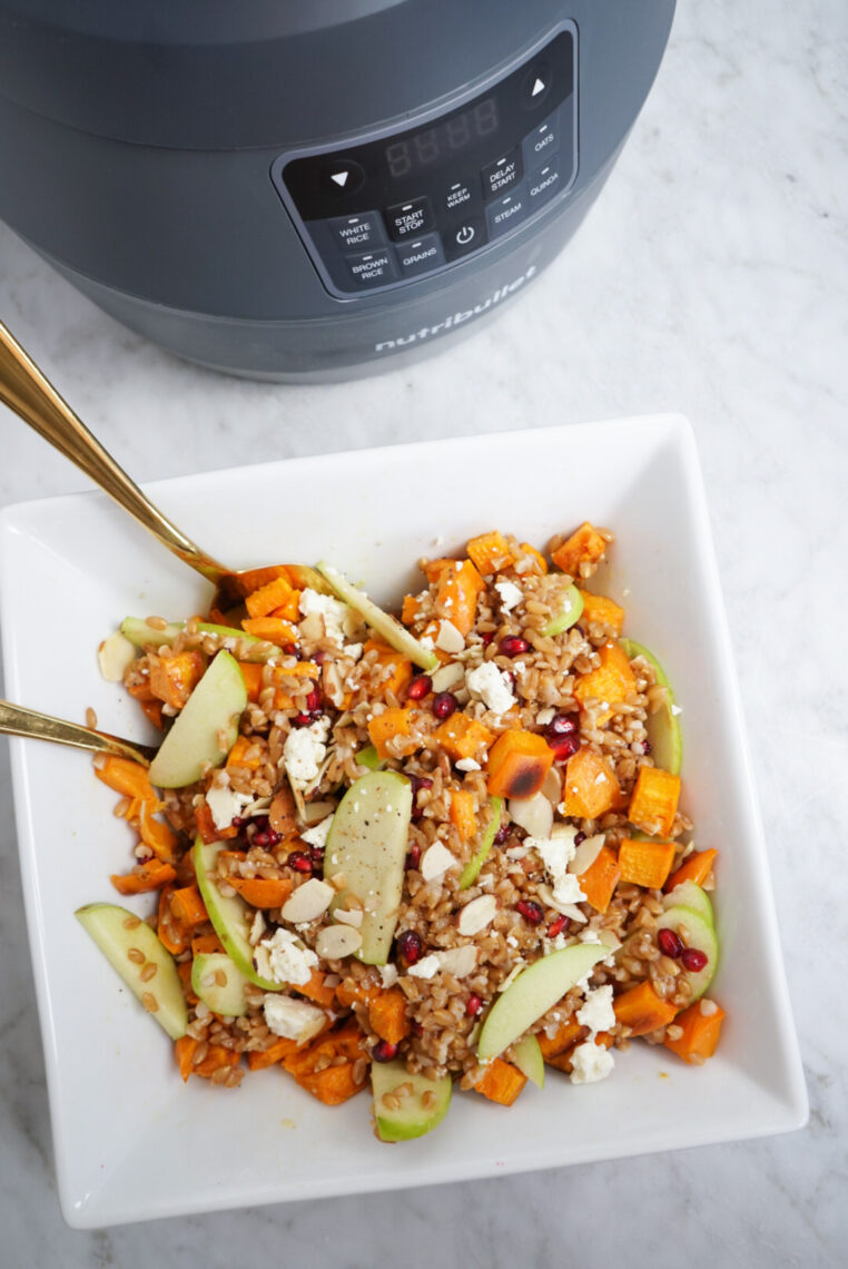 Fall Harvest Farro Salad - Plant Based Juniors