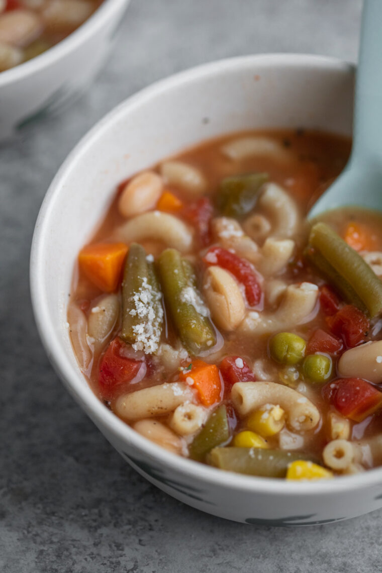Weeknight Vegan Minestrone Soup - Plant Based Juniors
