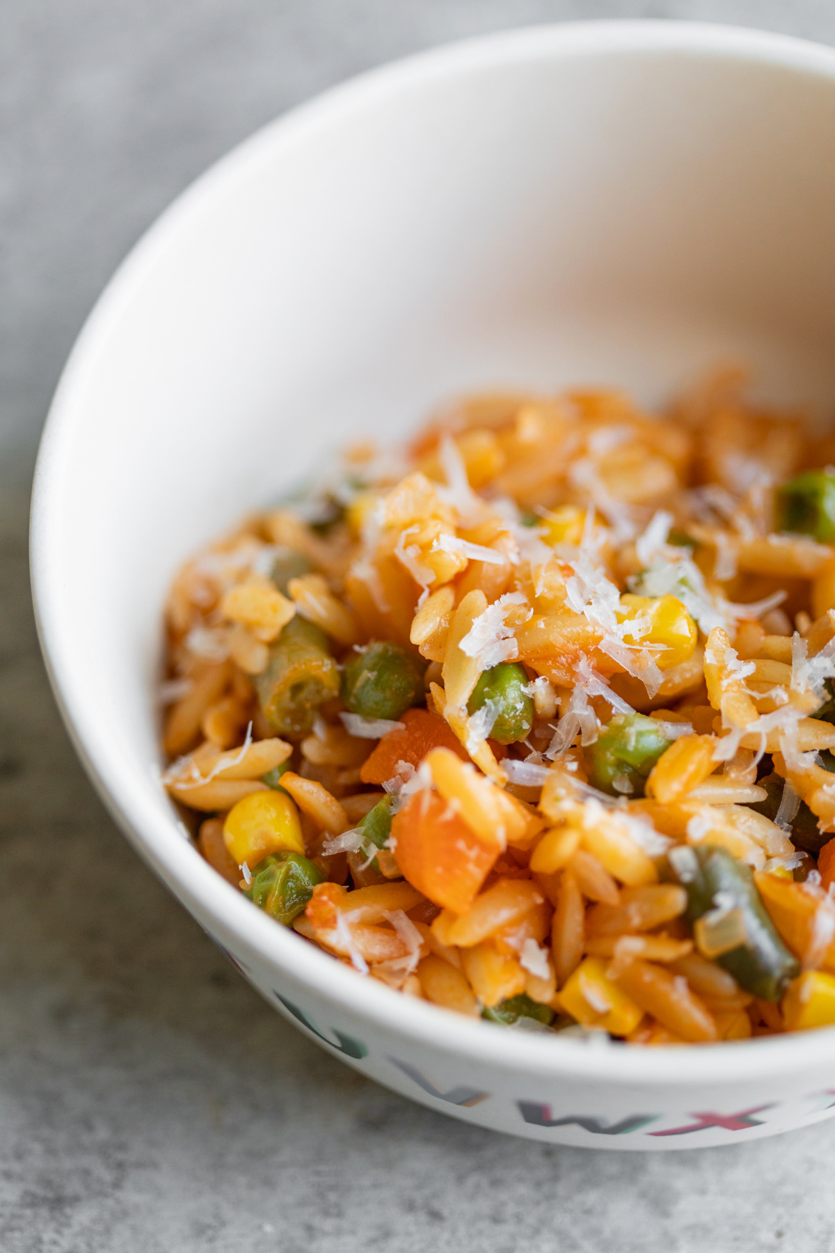Frozen Veggie Orzo Pasta - Plant Based Juniors