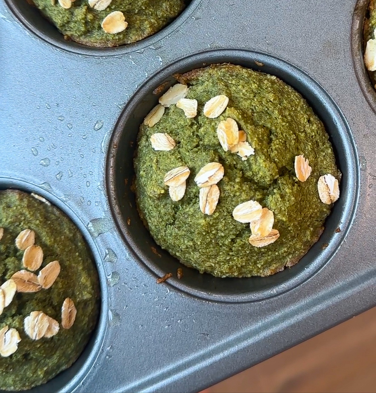 Kale Oat Muffins - Plant Based Juniors
