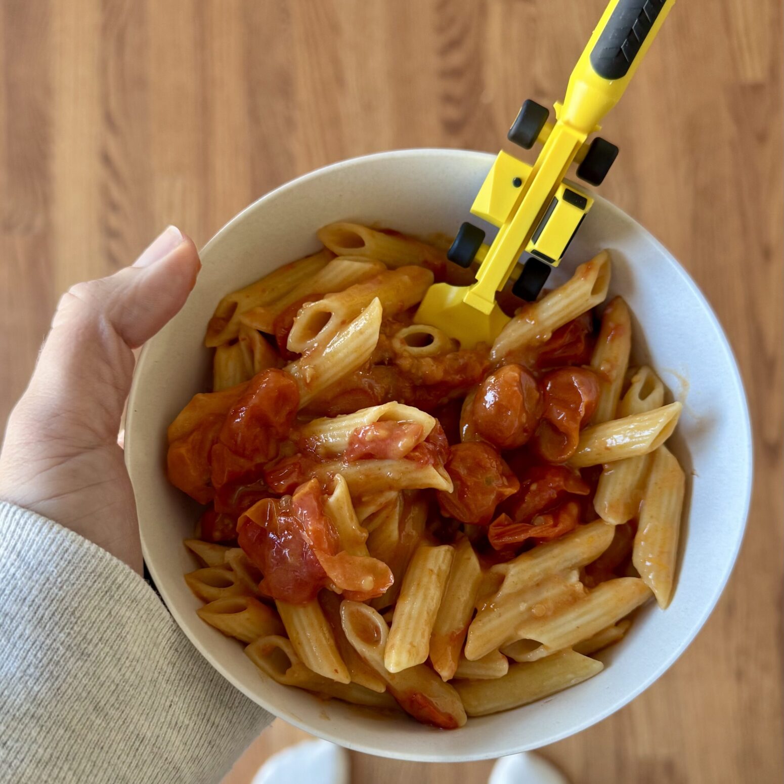 Creamy Cherry Tomato Pasta with White Beans - Plant Based Juniors
