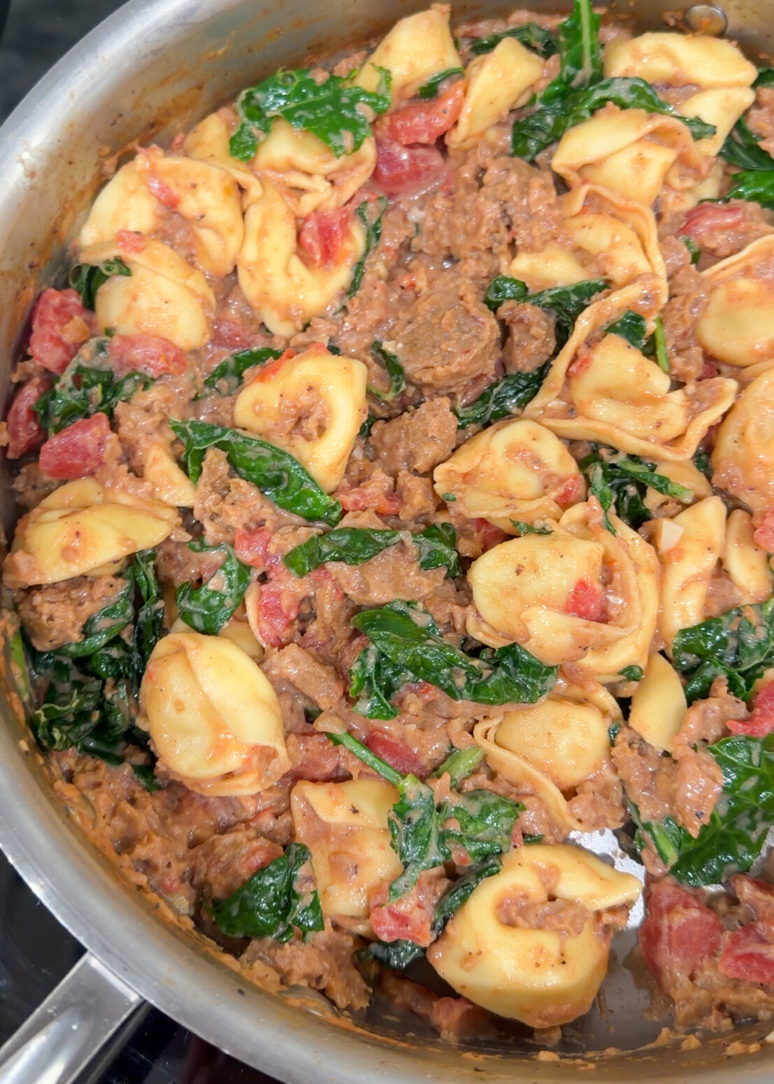One-Pan Plant-Based Tortellini & Sausage - Plant Based Juniors